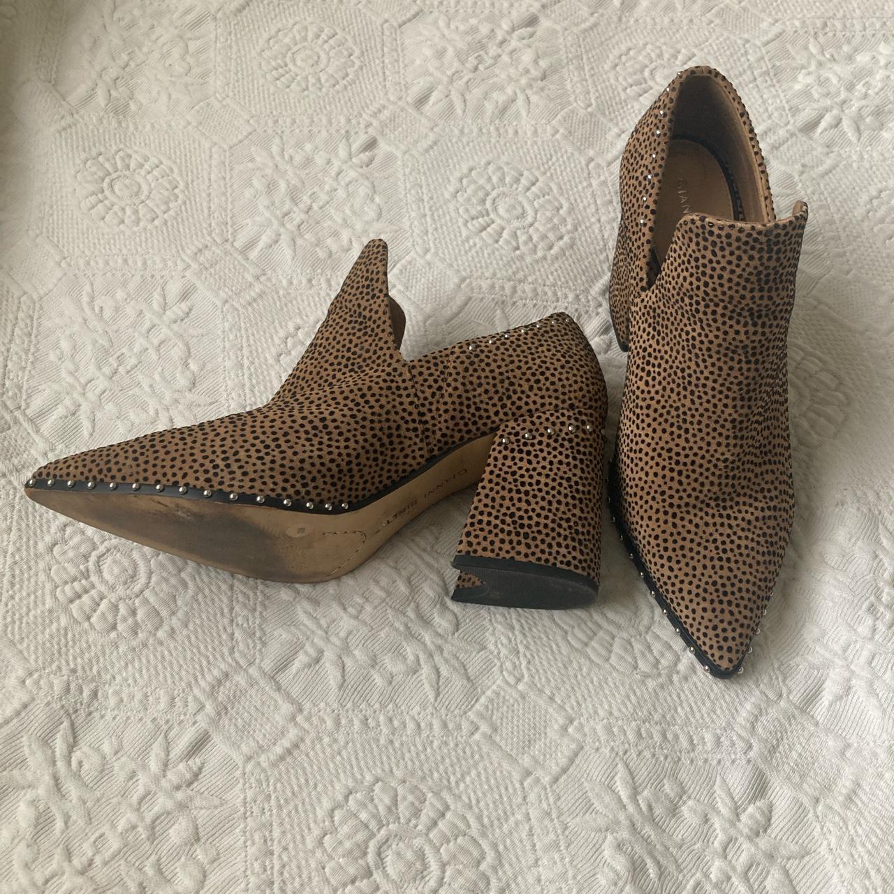 Only worn twice!! These booties feature a 3.34"... - Depop