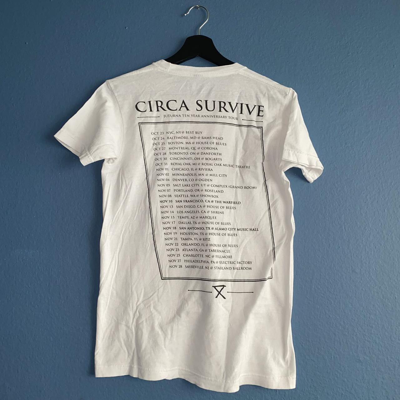 Circa Survive 10 year anniversary tour shirt on a... - Depop