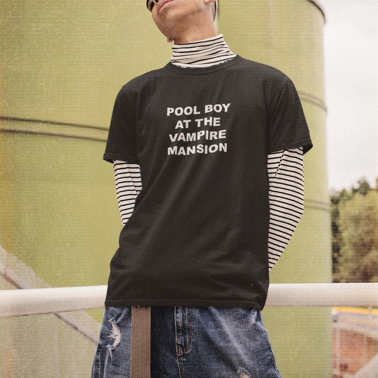 Pool Boy at the Vampire Mansion MCR inspired Emo... - Depop