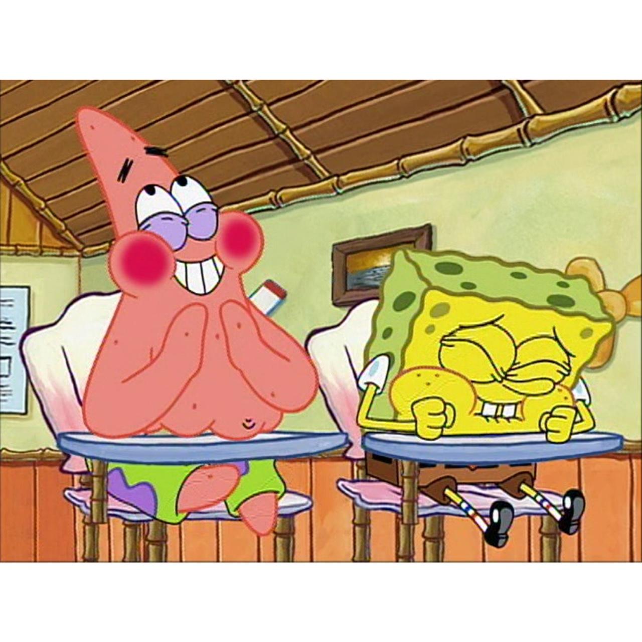 Spongebob and Patrick handmade friendship bracelets.... - Depop