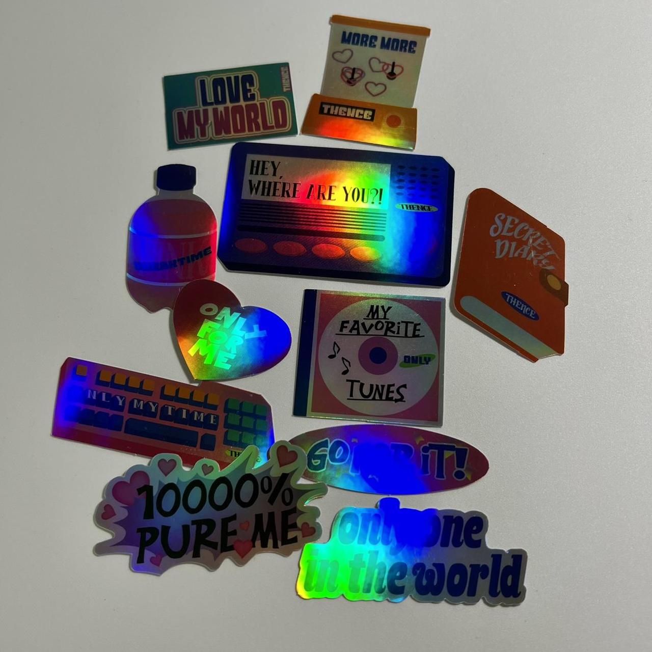 THENCE STICKER PACK (not complete, missing stickers) - Depop