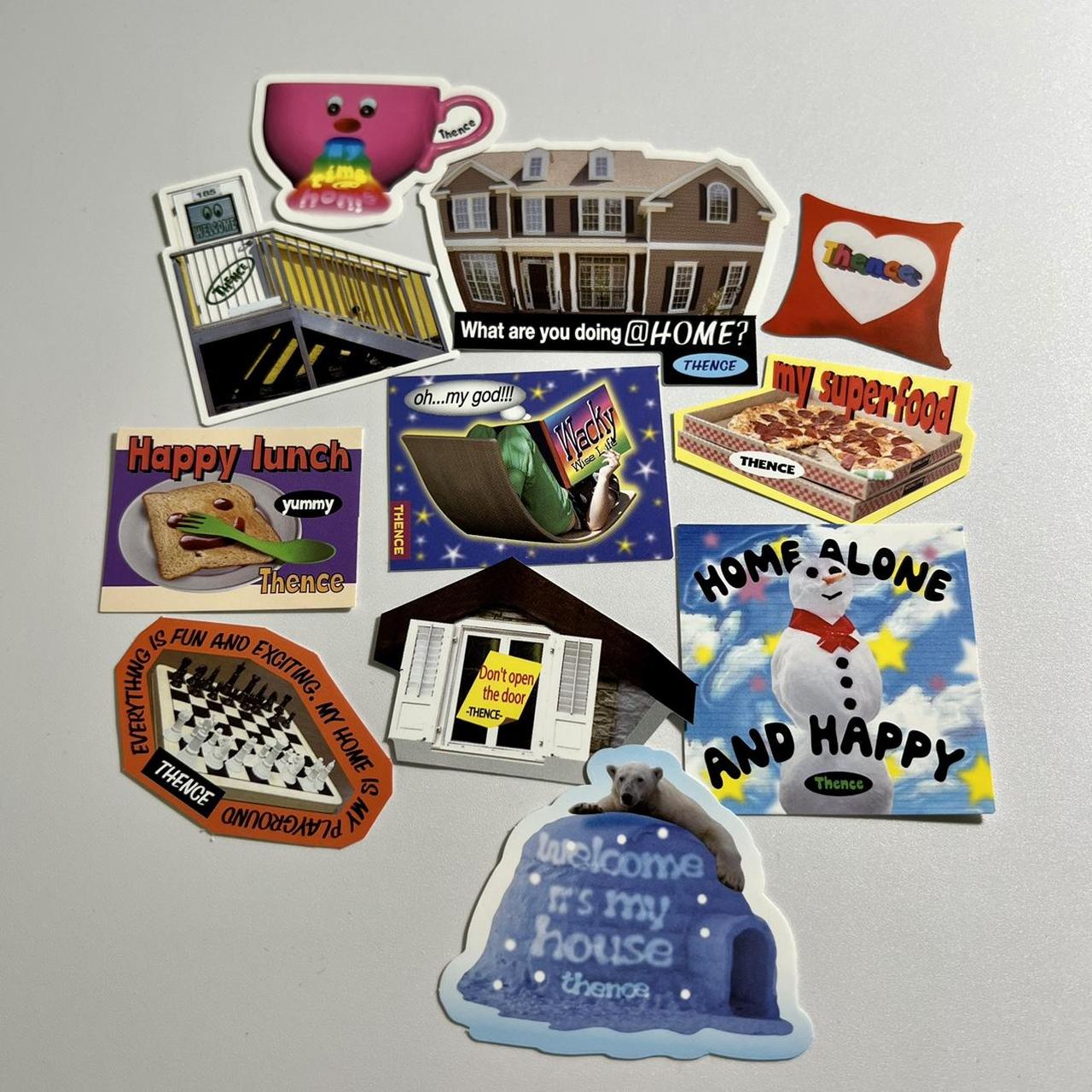 THENCE STICKER PACK (not complete, missing stickers) - Depop