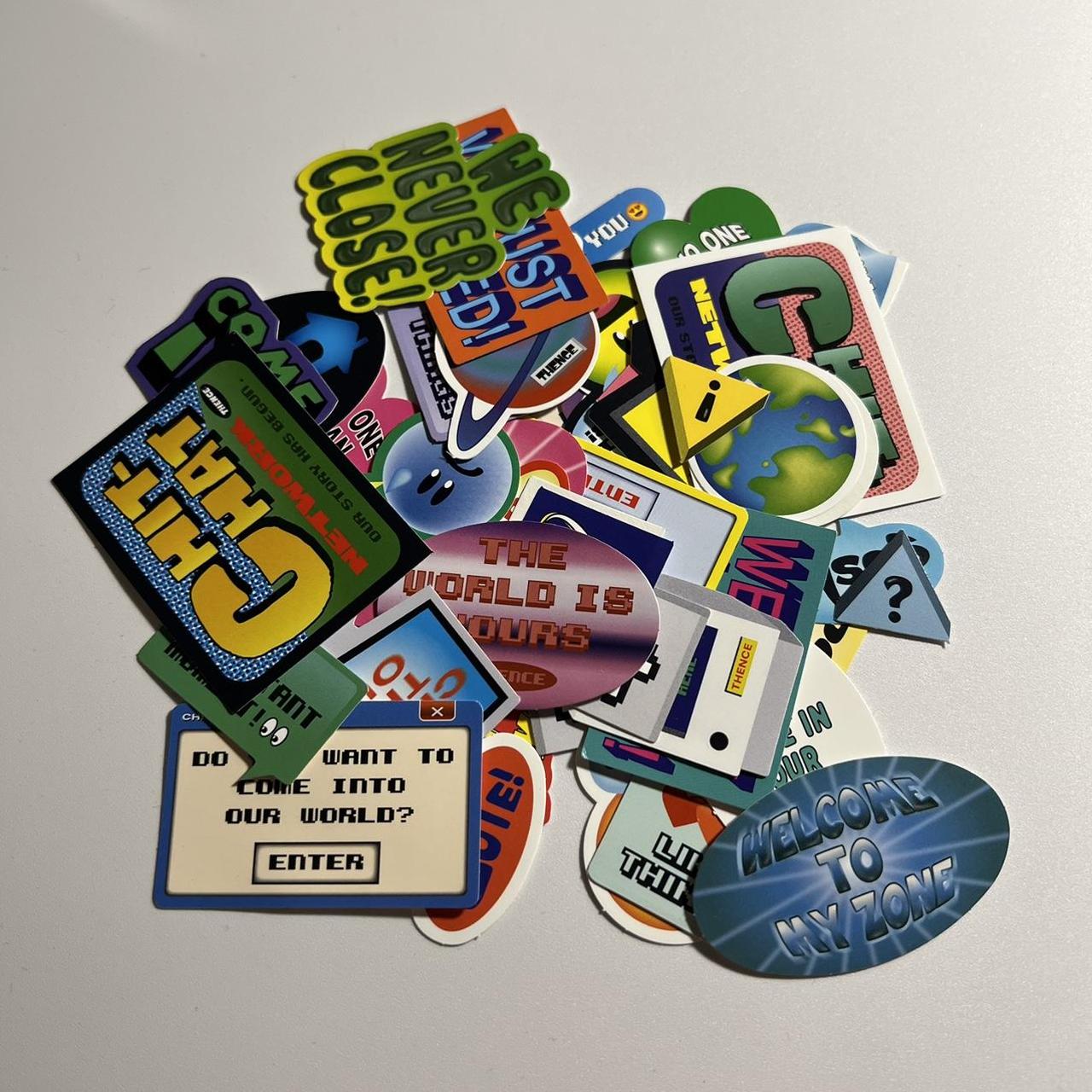 THENCE STICKERS (missing stickers, not complete set) - Depop