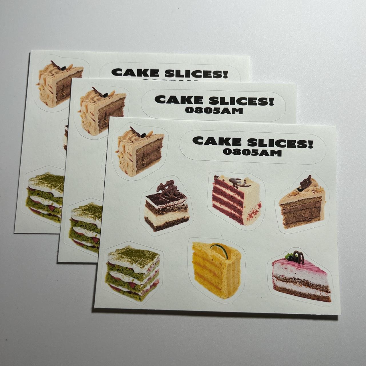 cake stickers by 0805am selling as a set only!! - Depop