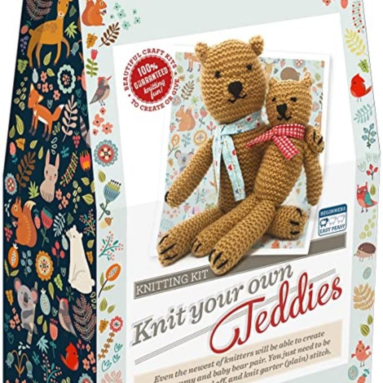 Knit your own teddies kit - comes with wool, needles... - Depop