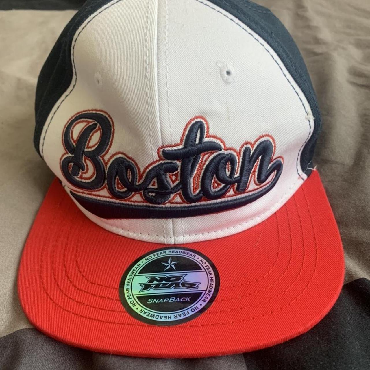 No Fear Boston SnapBack. Size: Mens. Lightly Used.... - Depop