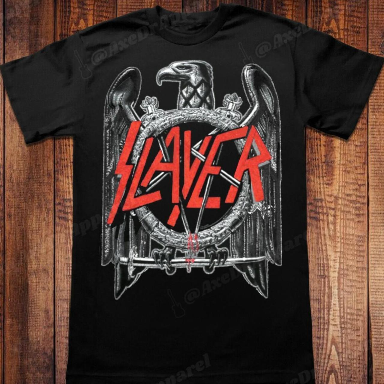 Slayer Shirt Slayer Black Eagle T-Shirt - Official... - Depop