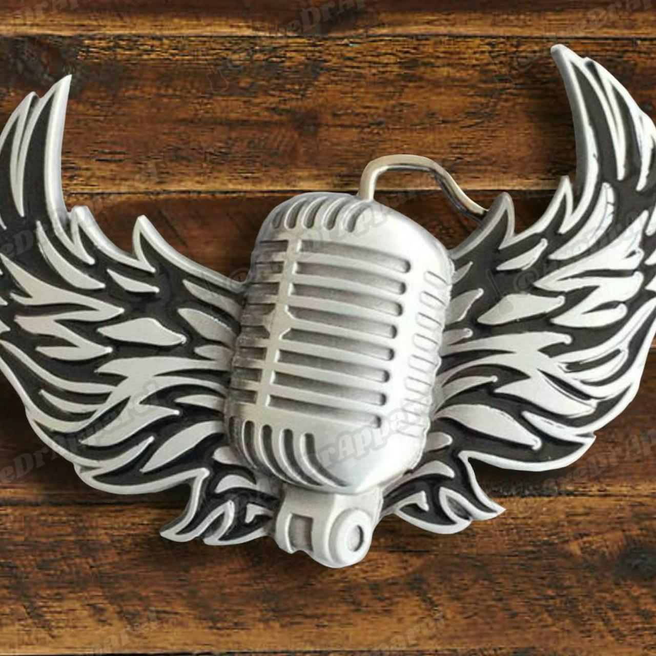 Hot Topic Men's Silver and Black Belt | Depop