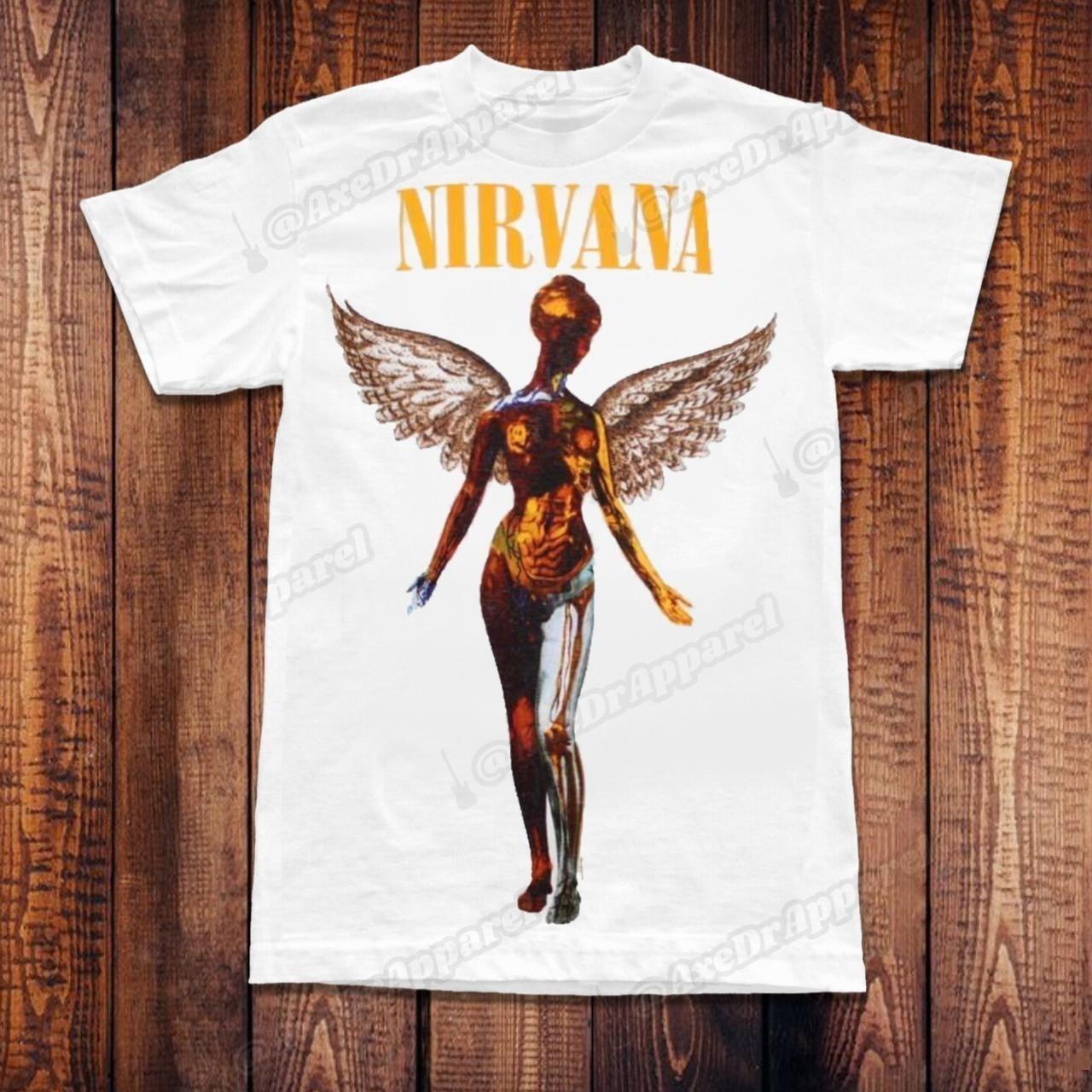 Nirvana In Utero T Shirt Official Band Merch M Depop