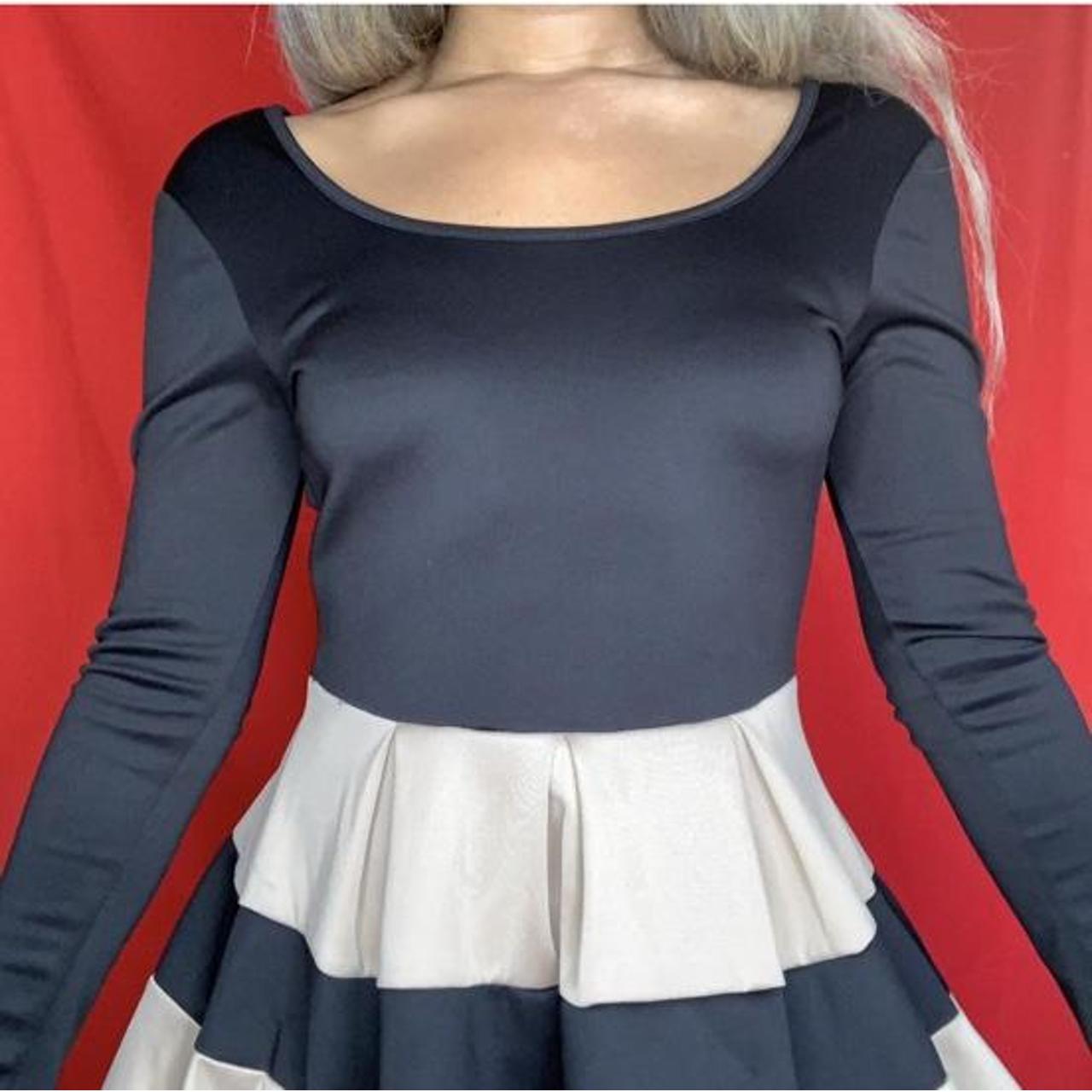 Black and cream tea dress FREE SHIPPING Brand:... - Depop