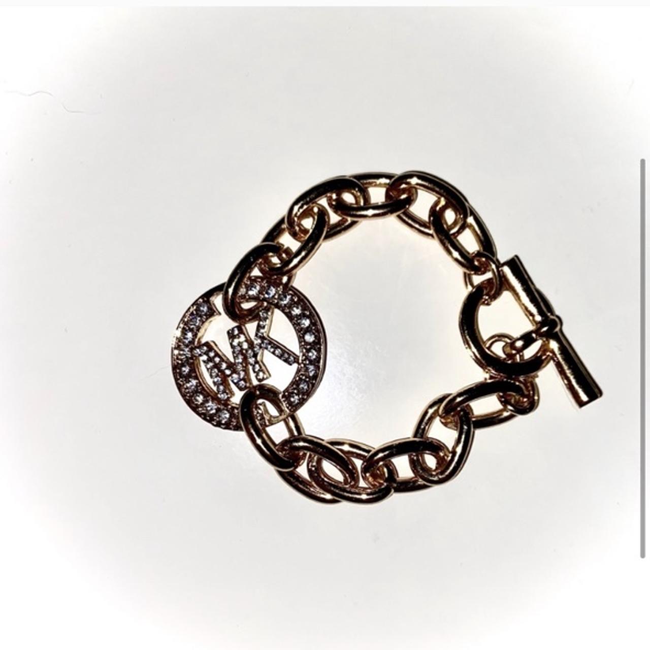 Michael Kors MK logo bracelet! Michael Kors Features... - Depop