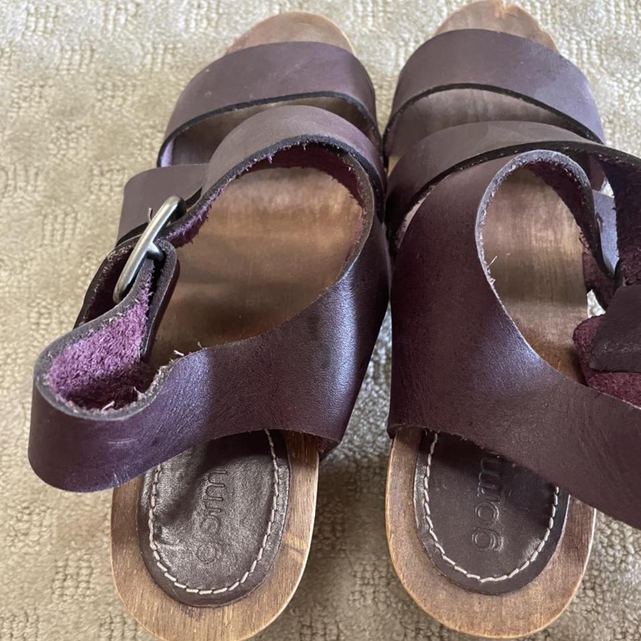 Gorman clog Maroon shoe starkly - Depop