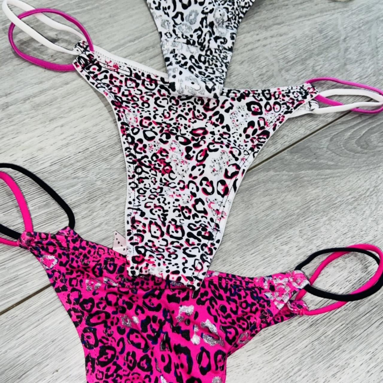 Leopard thongs set Set of 3 Beautiful Leopard with... - Depop