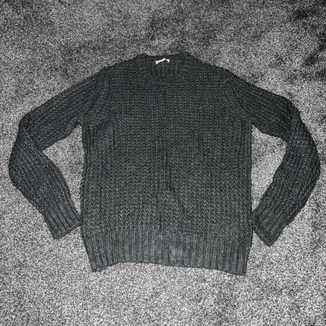 Mens grey gap knitted jumper size S - Depop