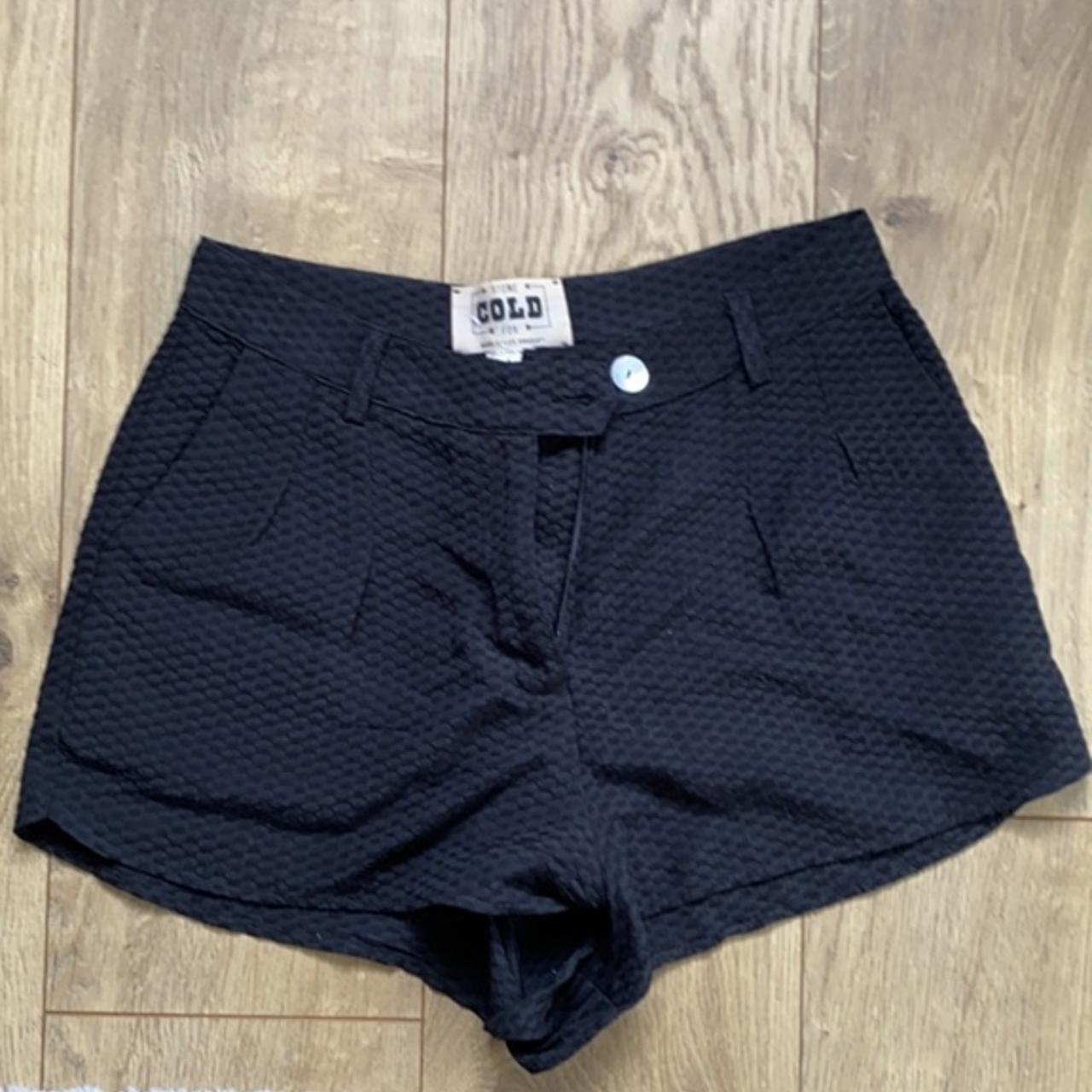 Stone Cold Fox Women's Navy Shorts | Depop