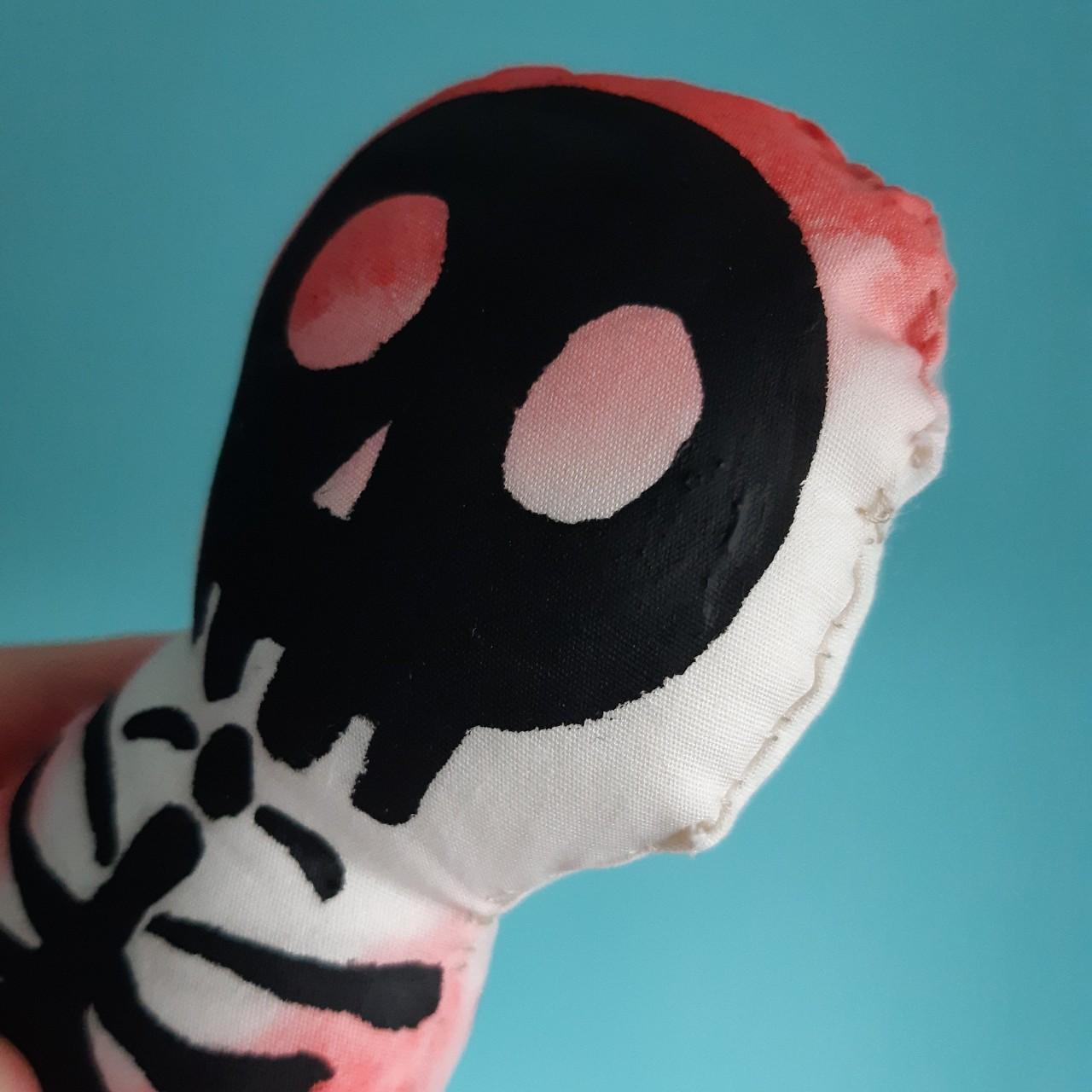 Armless Skeleton Plush Handmade plushie made from... - Depop