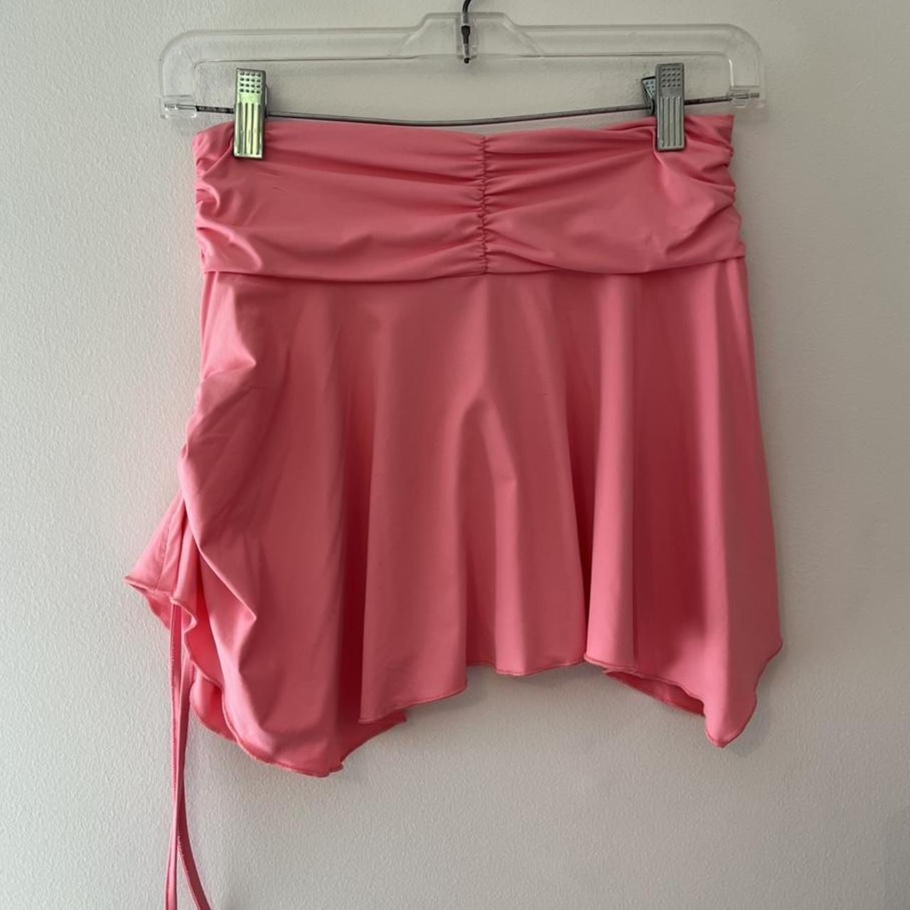 The Kript Pink Mini Skirt Worn Once Thekript Depop