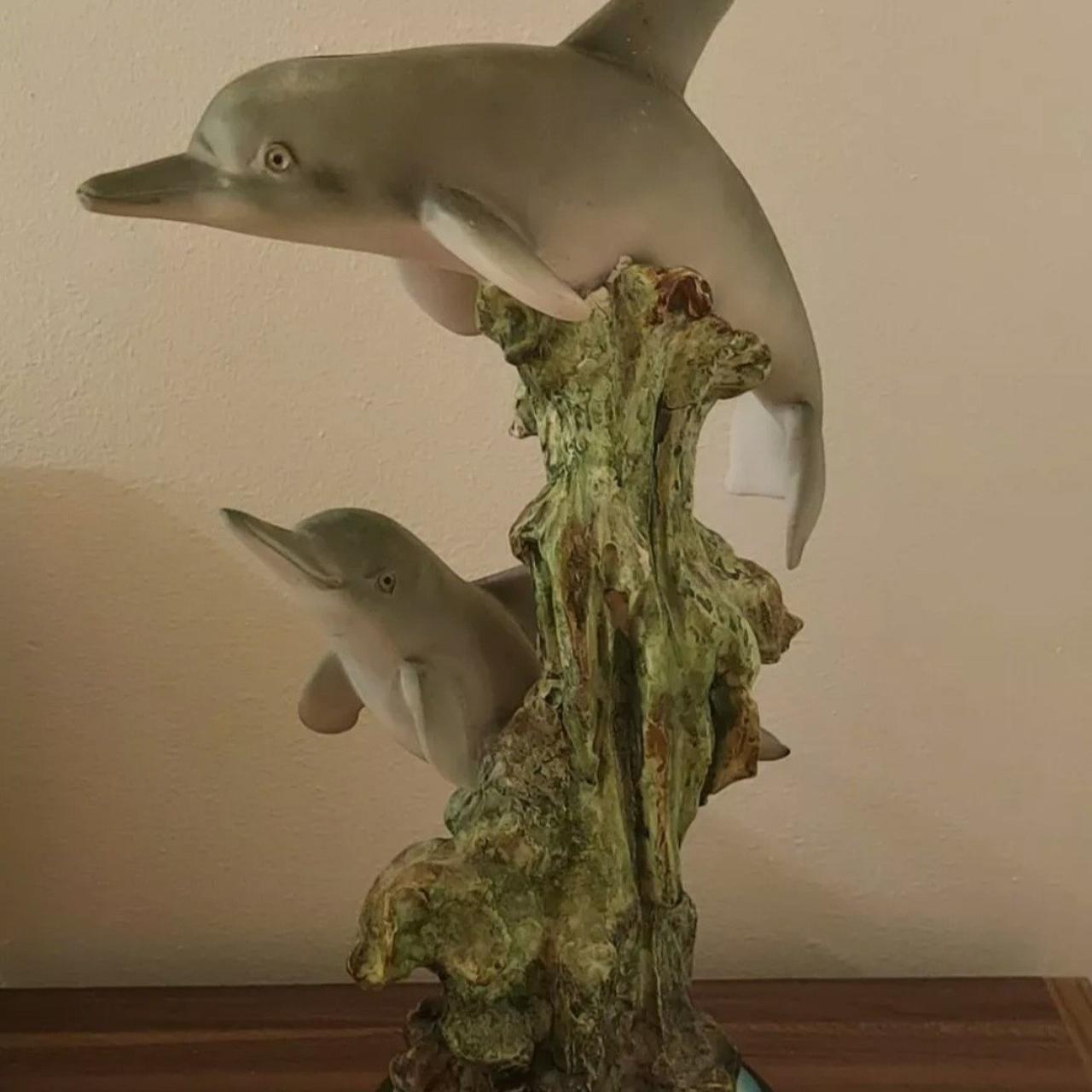 The Crosa Collection Two Dolphins Ornament.... - Depop