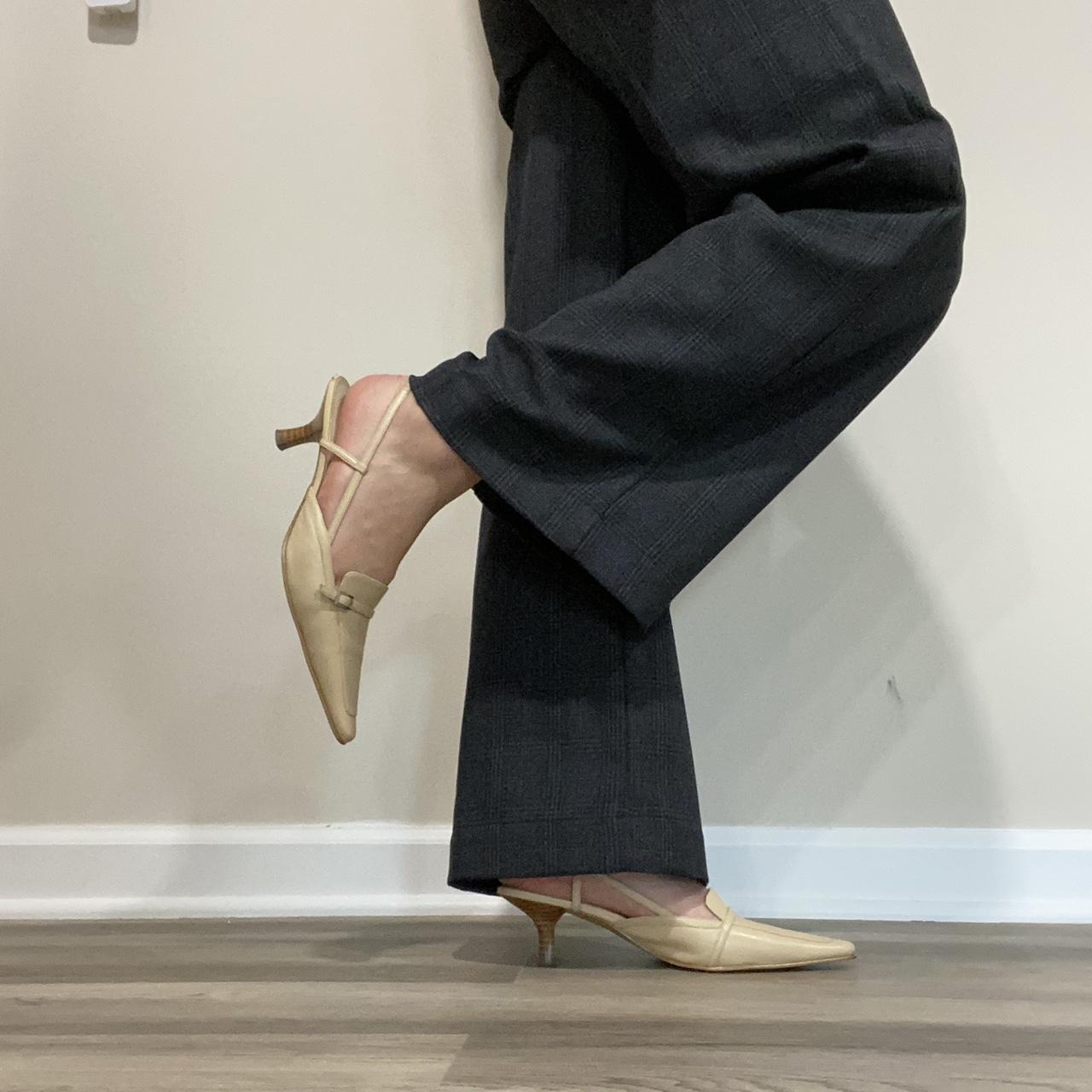 Anne Klein Women's Cream Courts | Depop