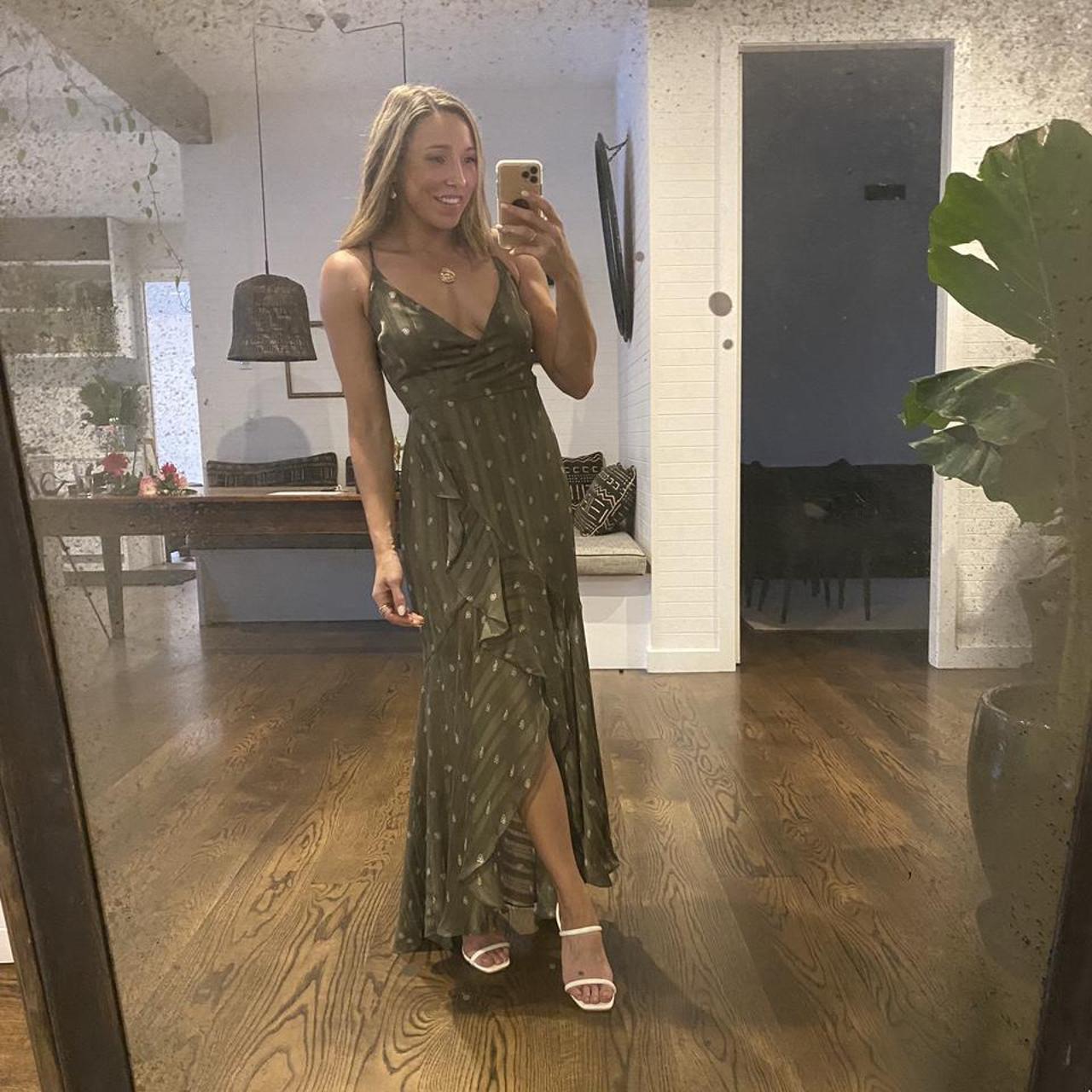 BNWT Shona Joy Reed Wrap Midi Dress. Size AU 10 /... - Depop