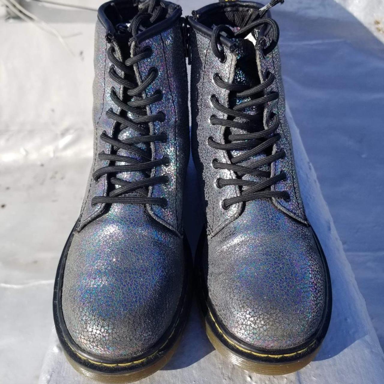 Dr. Martens Delaney 1460 Pascal Sparkle Iridescent... - Depop