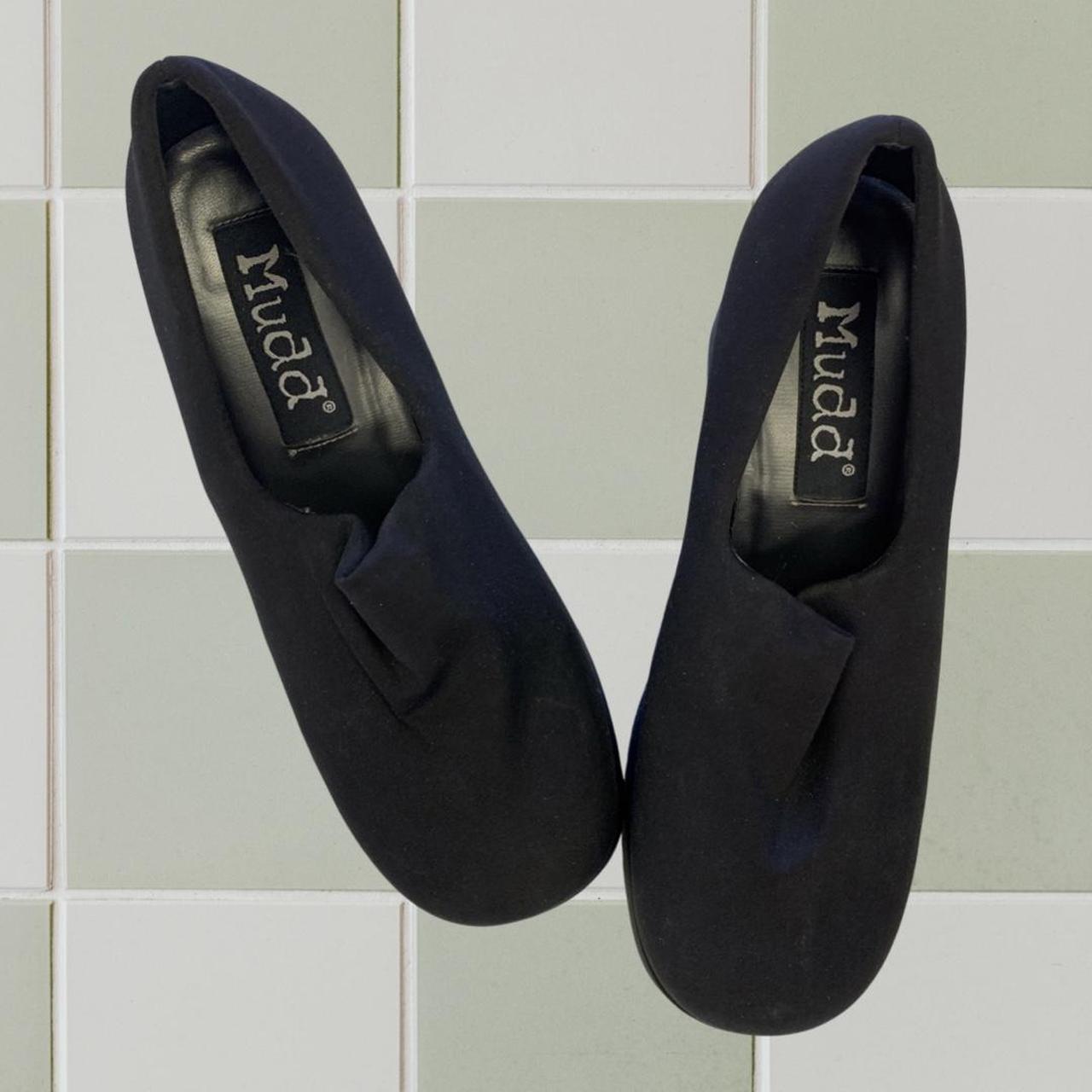 Vintage 90s early y2k Mudd chunky platform heels.... - Depop