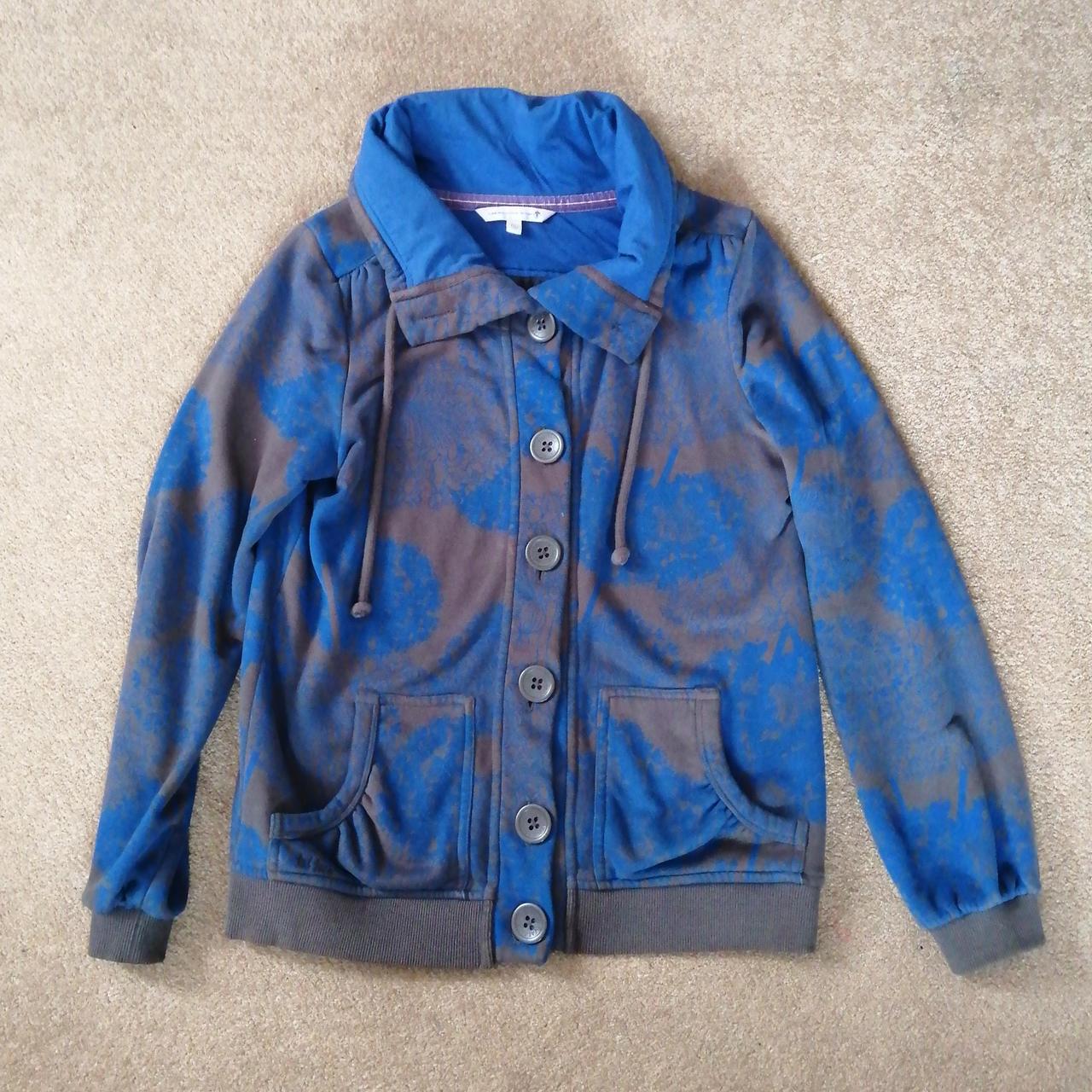 Stunning Vintage Fat Face snug n warm jersey jacket... - Depop