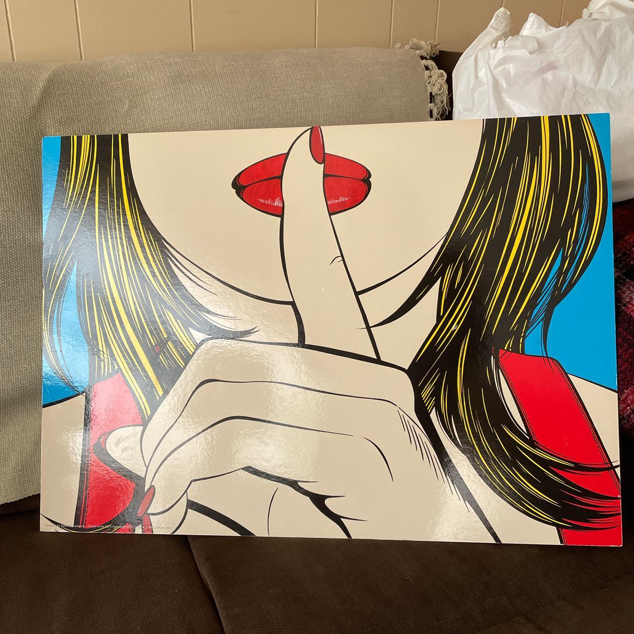 Deborah Azzopardi Modern Pop Art “Sssshhh”... - Depop