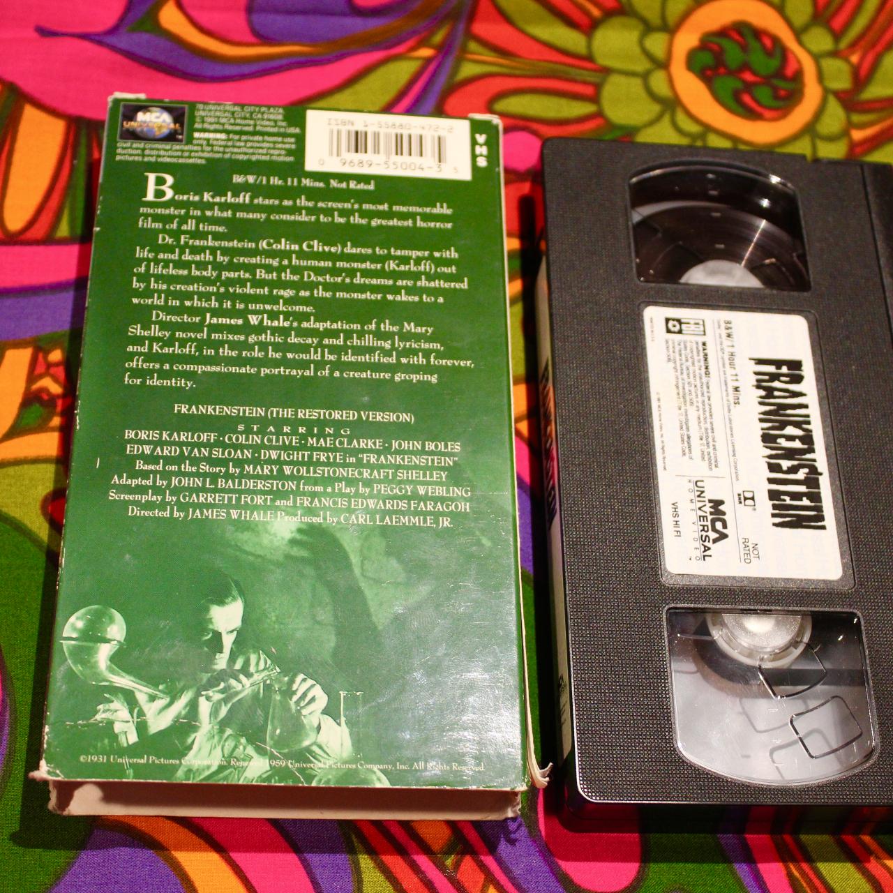 "FRANKENSTEIN " (1931) - VHS, $15 + $3 shipping.... - Depop
