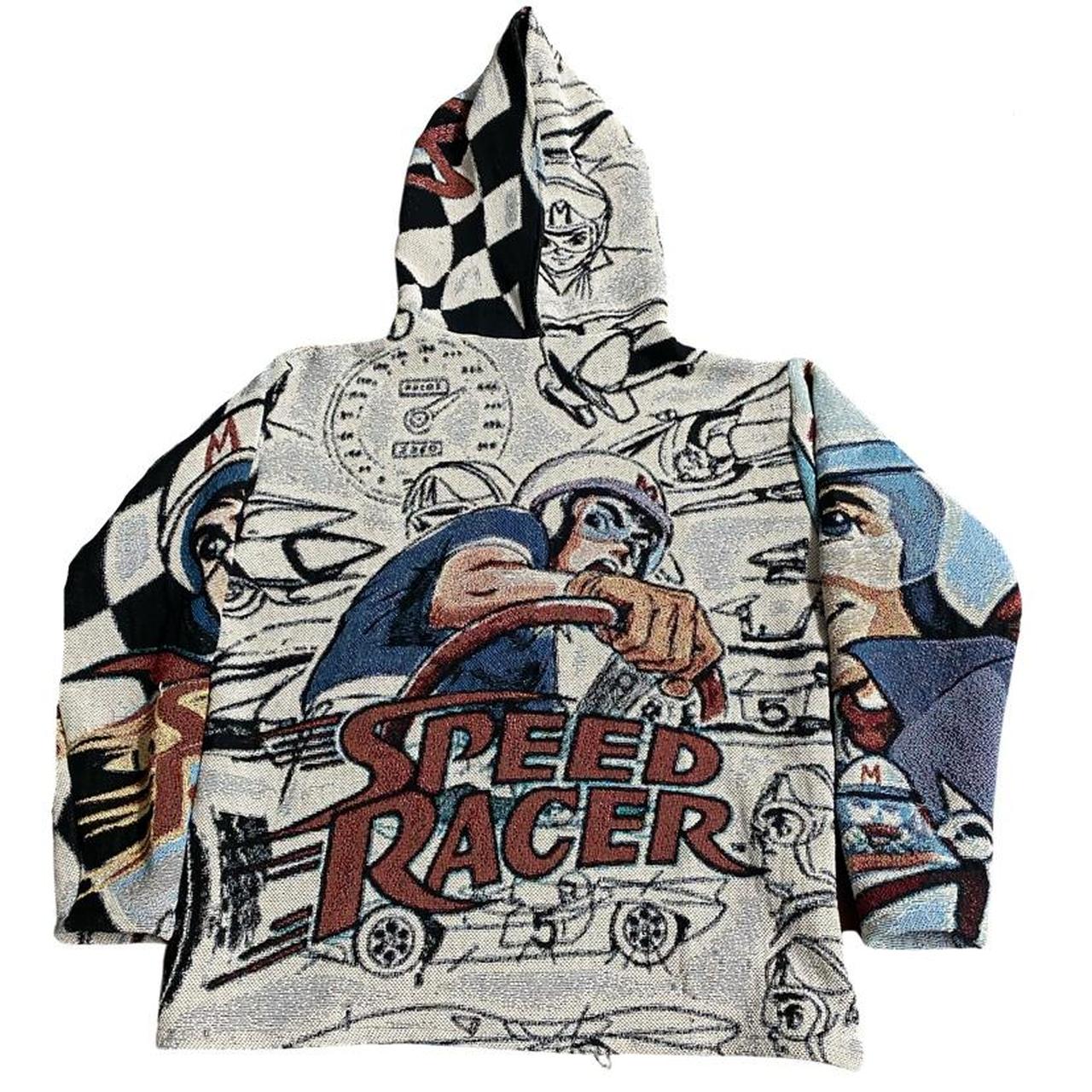 Speed Racer woven Tapestry hoodie #speedracer - Depop