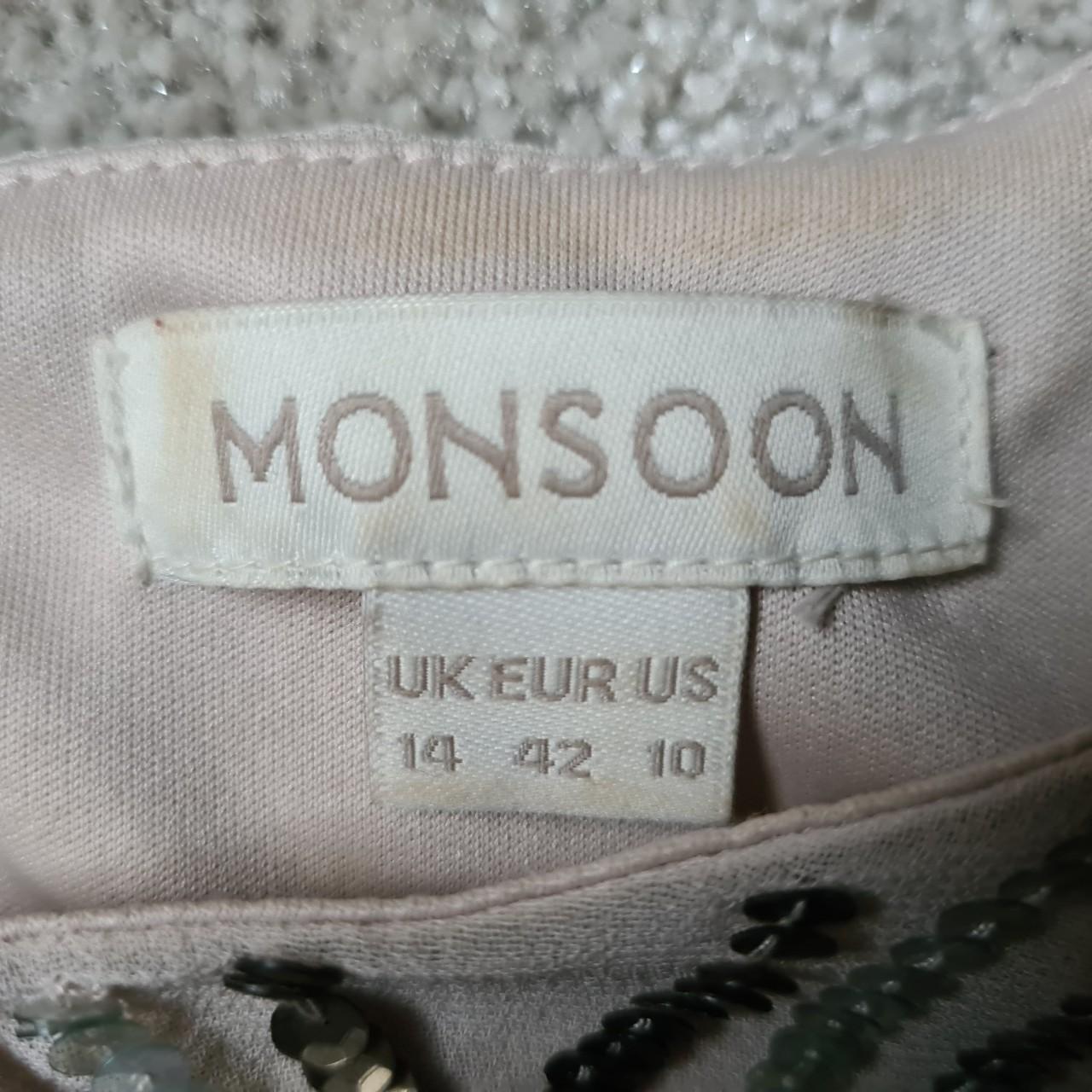 Monsoon shift dress Vest sleeves Sequined Worn... - Depop