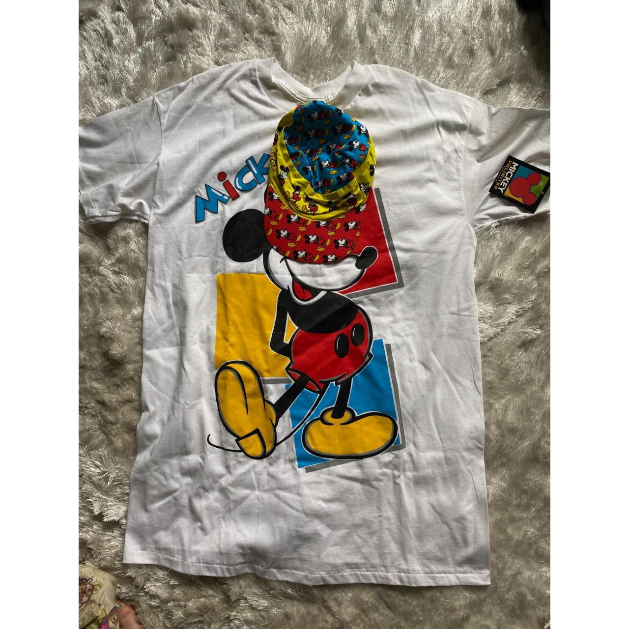 Super cute brand new Mickey Mouse oversized tee and... - Depop