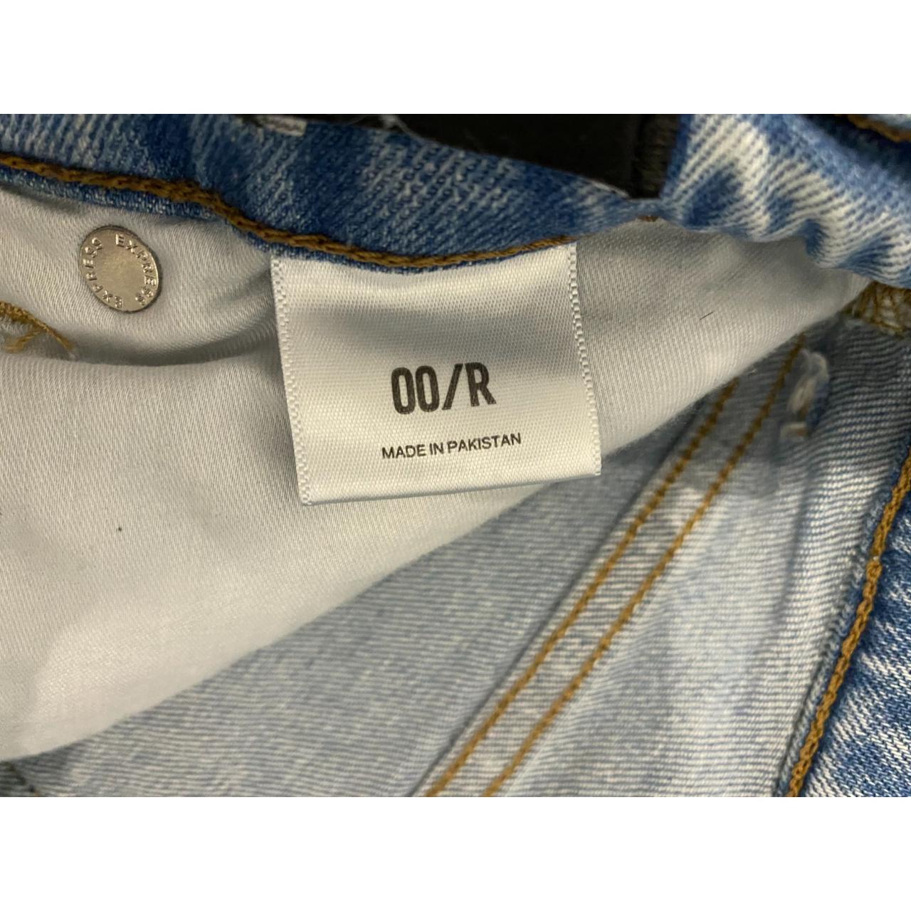 Express jeans in a distressed look High waisted Size... - Depop