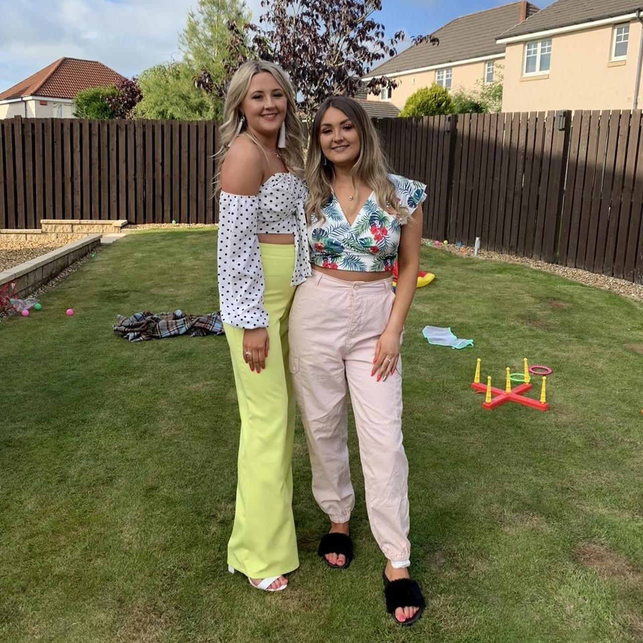 Topshop Women's Pink Bottoms | Depop