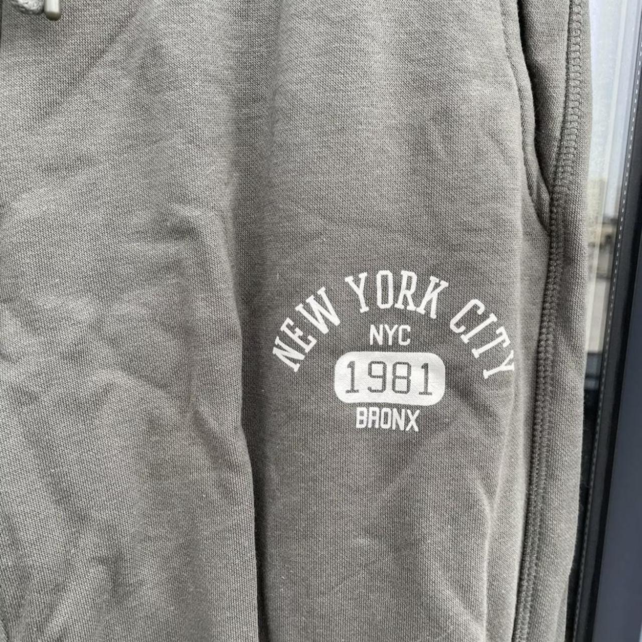 Women’s New York City Bronx Khaki Tracksuit Joggers... - Depop