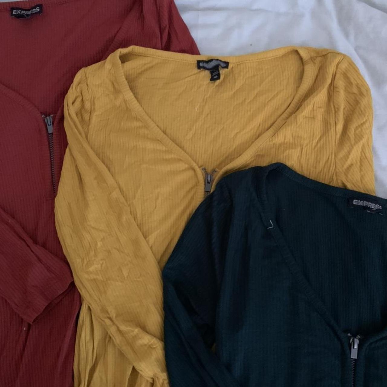 🍁 Set of 3 Express tops 🍁 Colors: Burnt orange,... - Depop