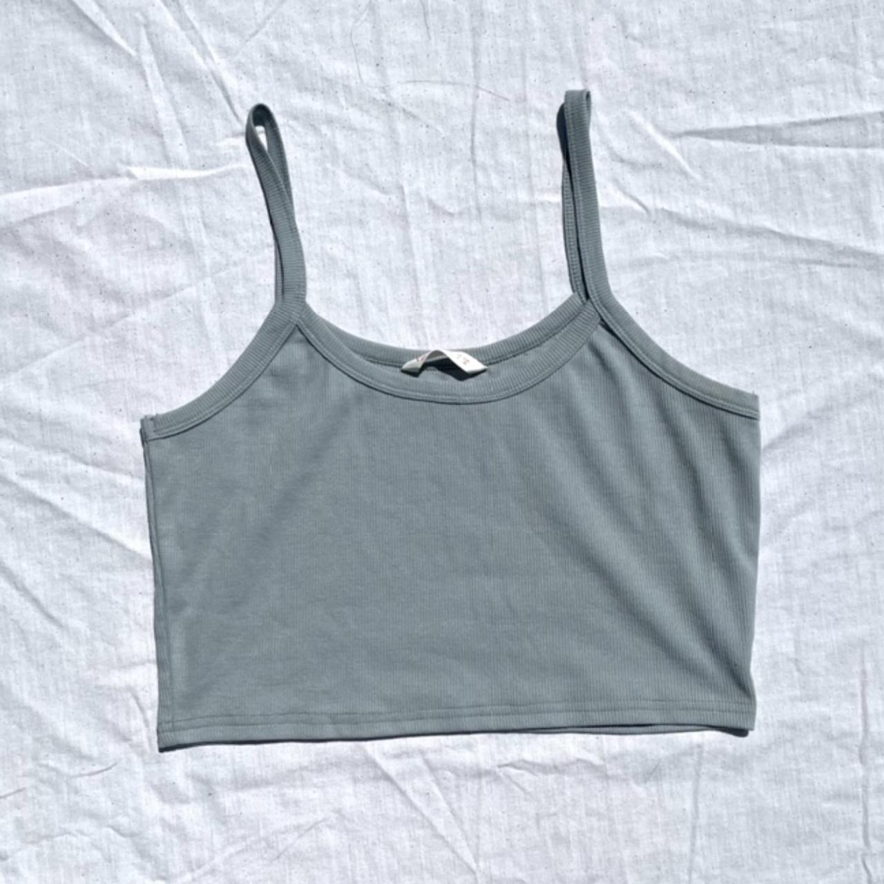 SHEIN Cropped Ribbed Tank Cute basic tank for the... - Depop