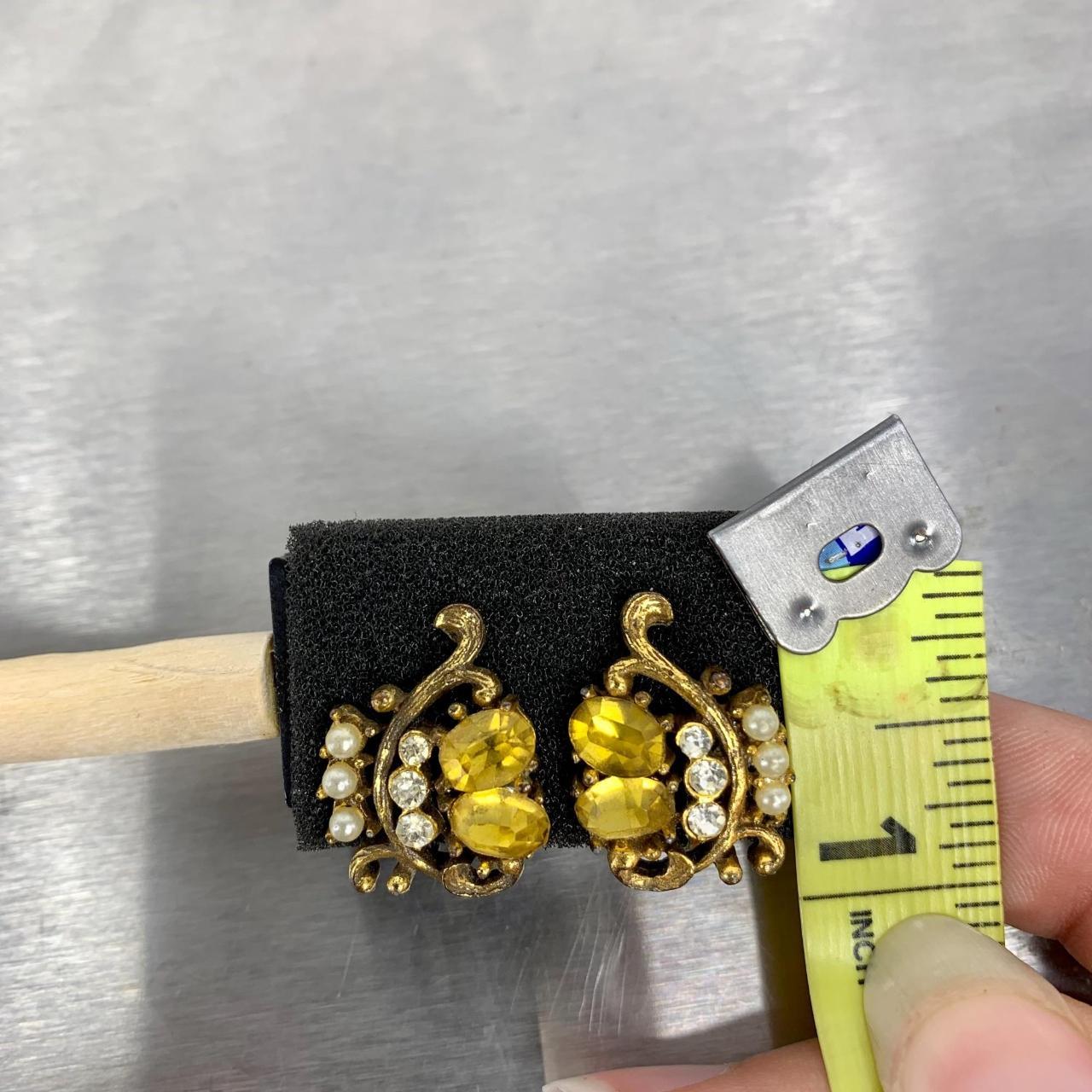 Vintage 50s Screw Back Costume... - Depop