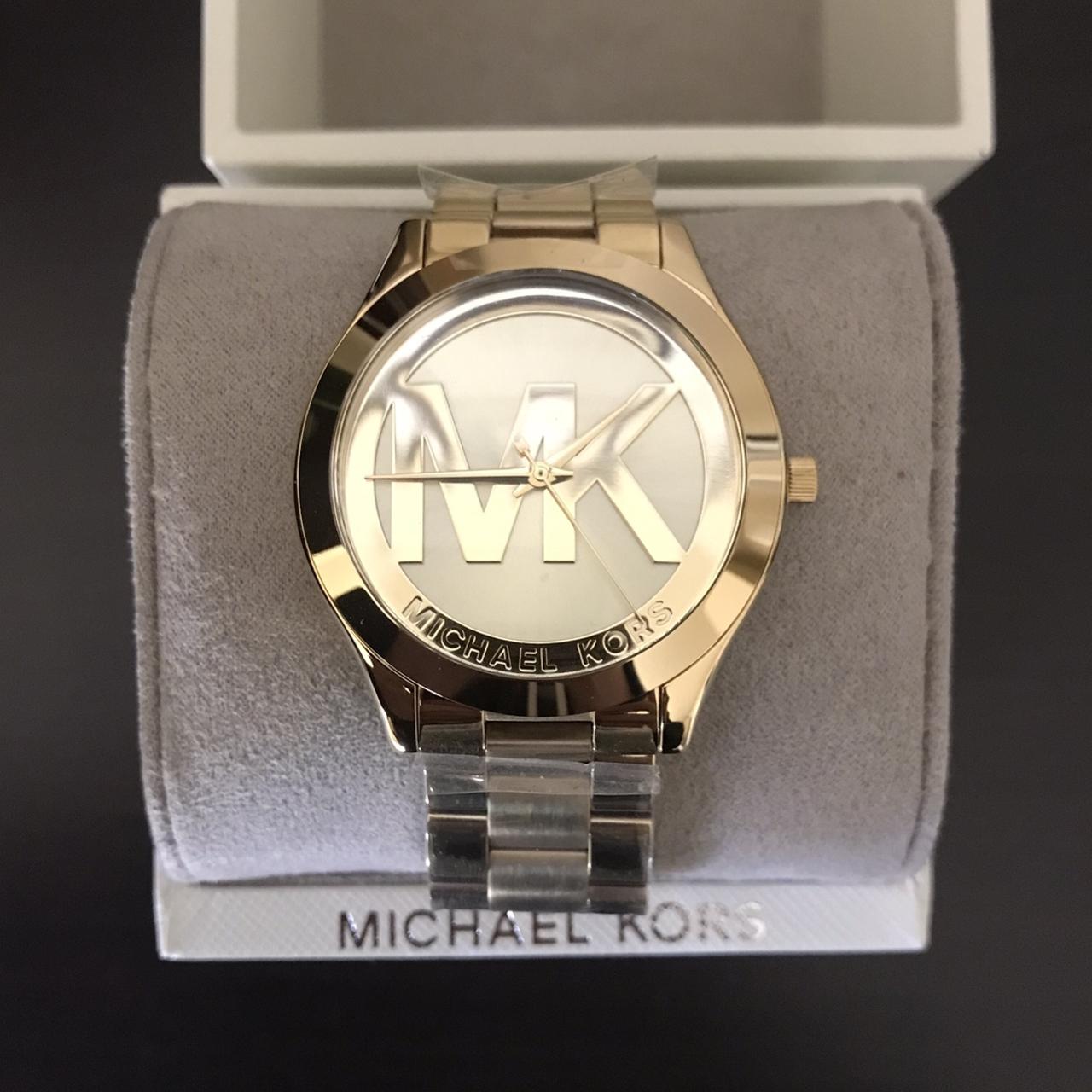 Gold Michael Kors watch (MK3739) 40mm diameter watch... | Depop