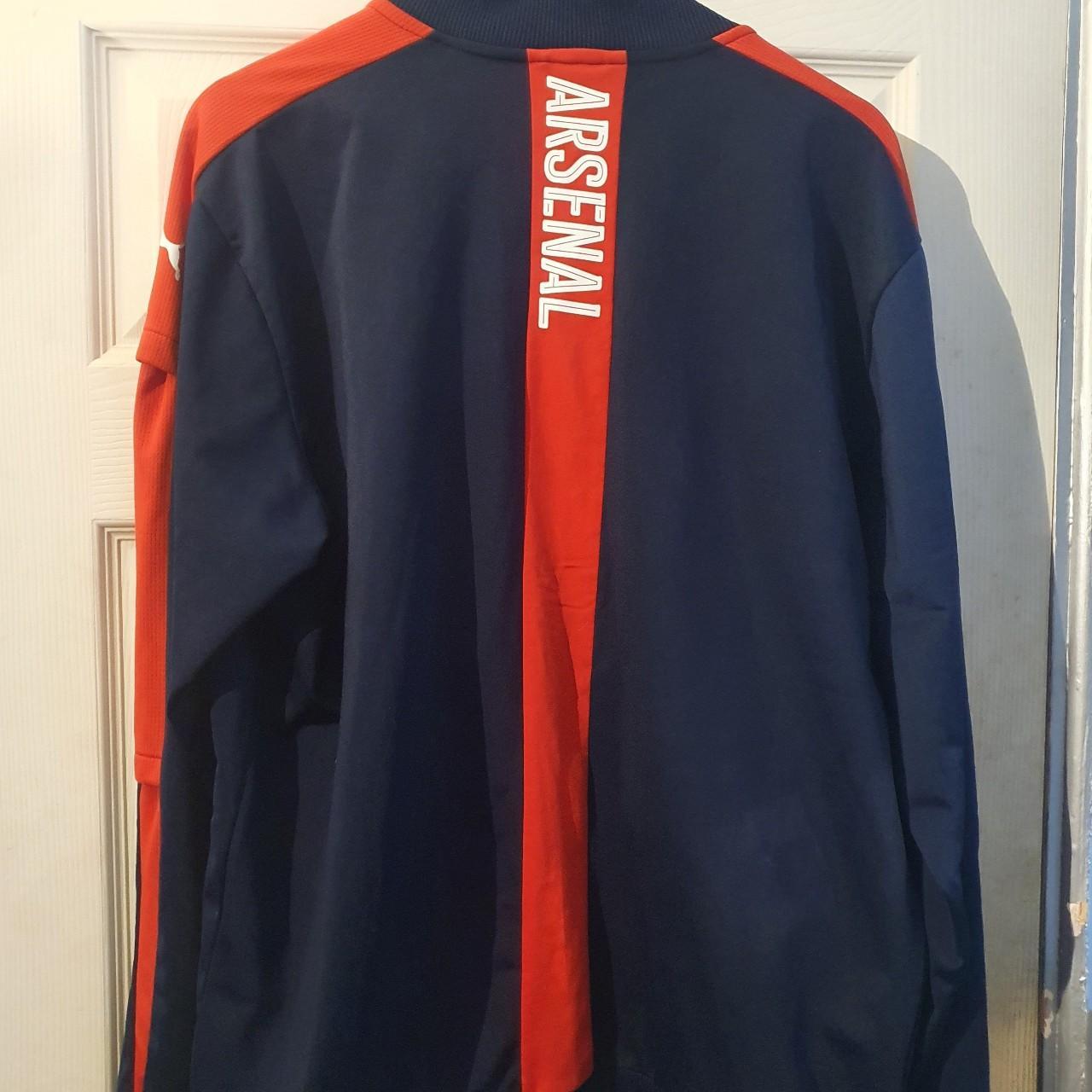 Puma Arsenal FC Football Stadium Track Jacket Size... - Depop