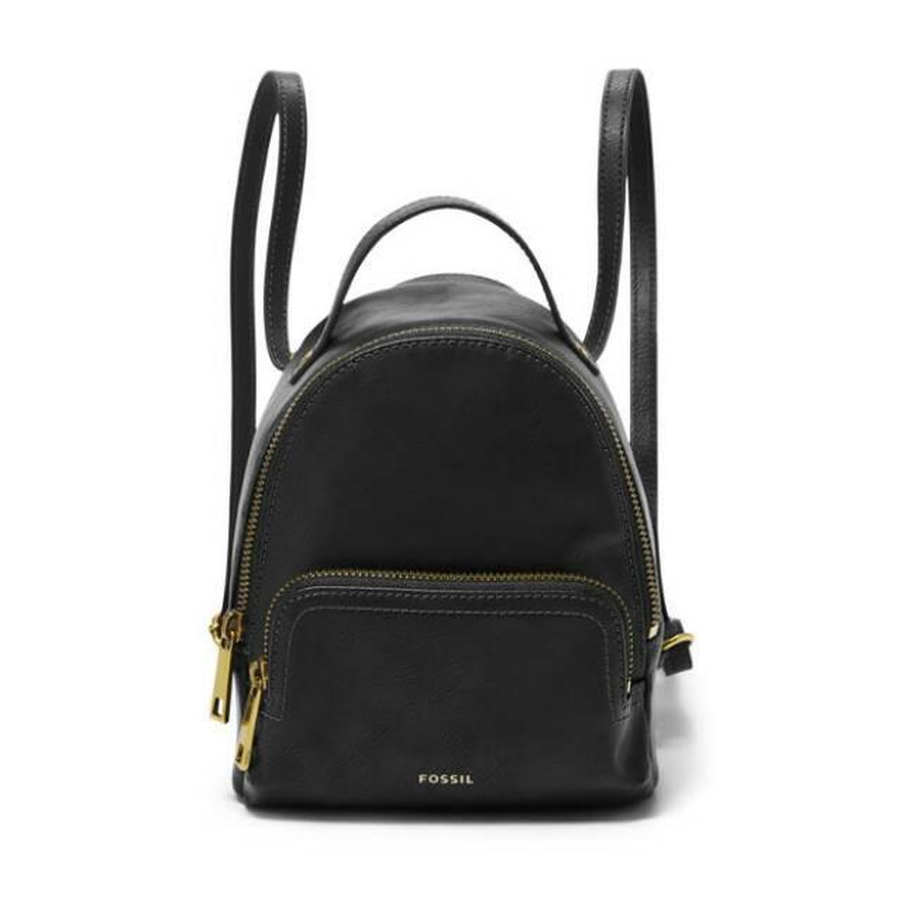 Black Fossil mini backpack (If you have any... | Depop