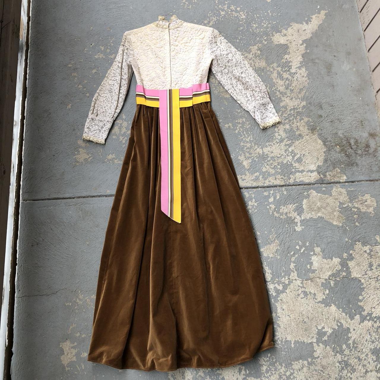 Beautiful handmade 60's/70's prairie-core dress!... - Depop