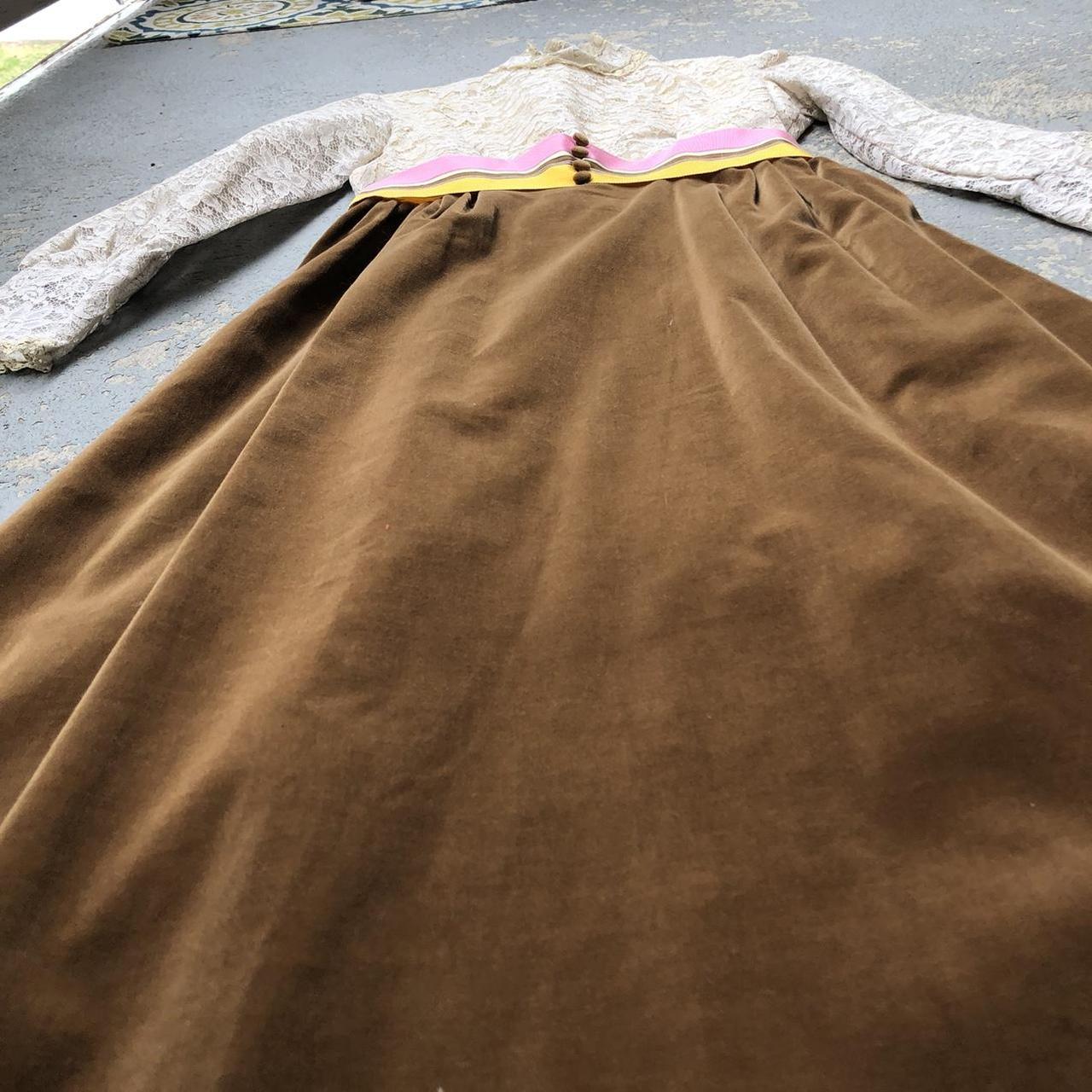 Beautiful handmade 60's/70's prairie-core dress!... - Depop