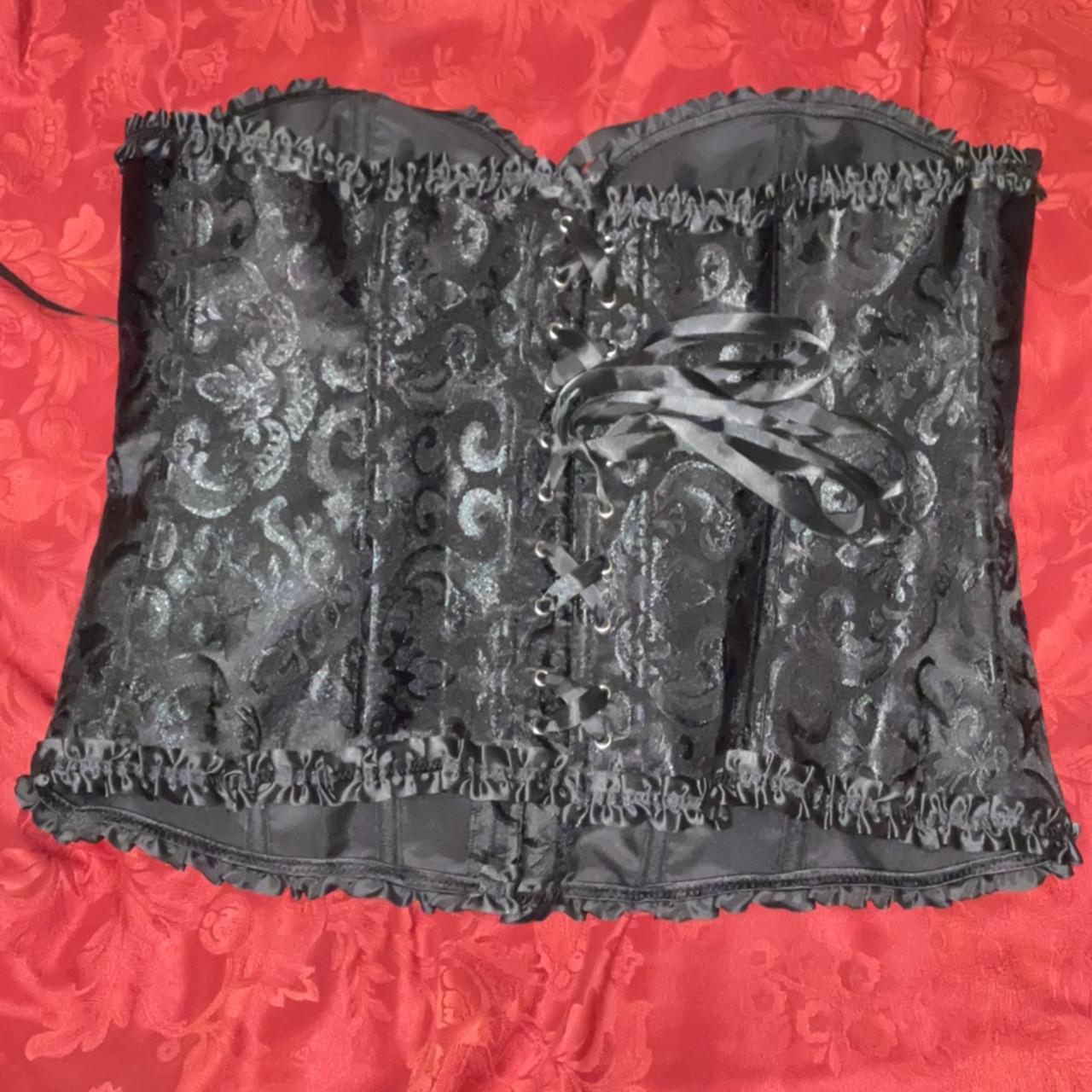 Women's Black Corset | Depop