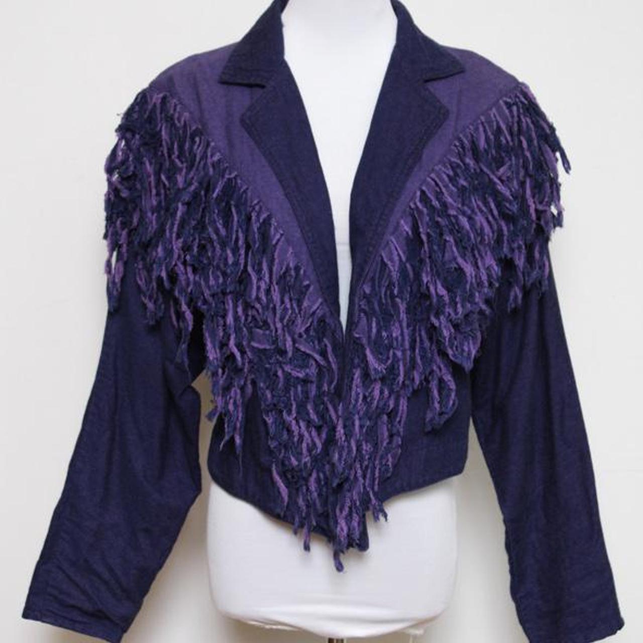 Super funky denim fringe jacket with concho. I’ve... - Depop