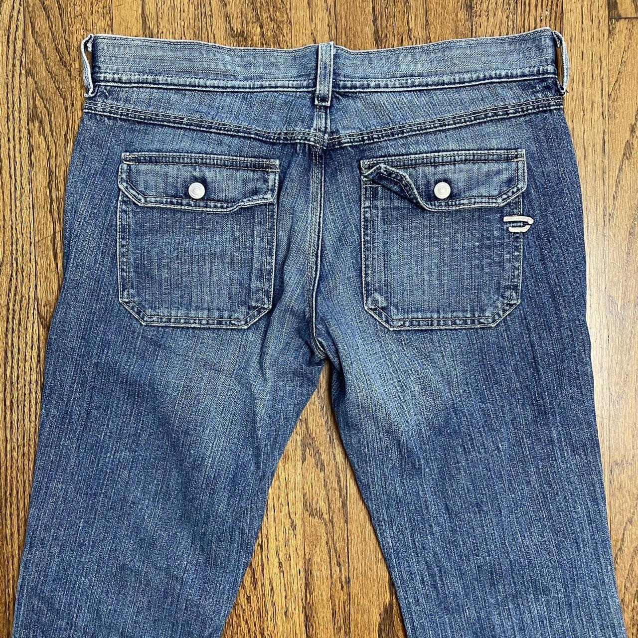 repop! early 2000s diesel flare jeans ~ low rise ~... - Depop