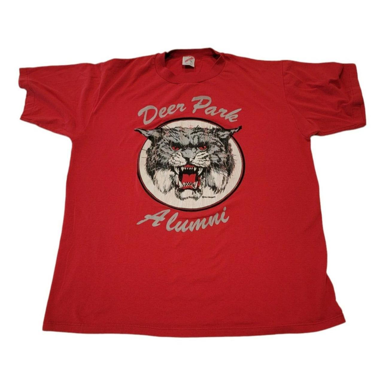 Jerzees Men's Red T-shirt | Depop