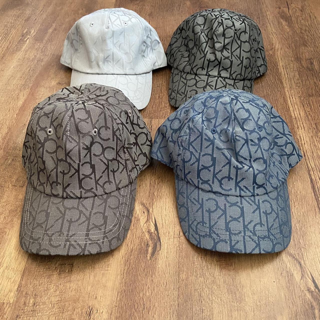 4x Mens Calvin Klein “CK” monogram caps all are in... - Depop