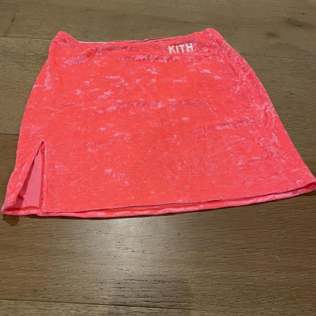 Frankies x Kith velvet skirt. worn once. - Depop