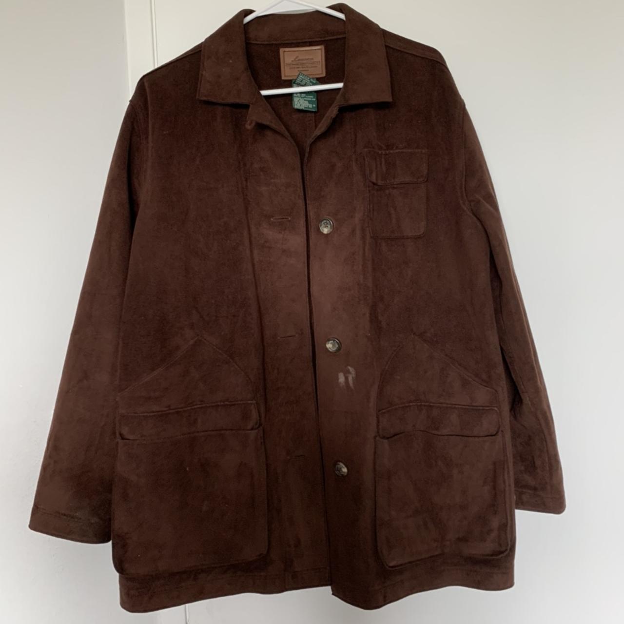 Brown suede Ralph Lauren coat •originally... - Depop